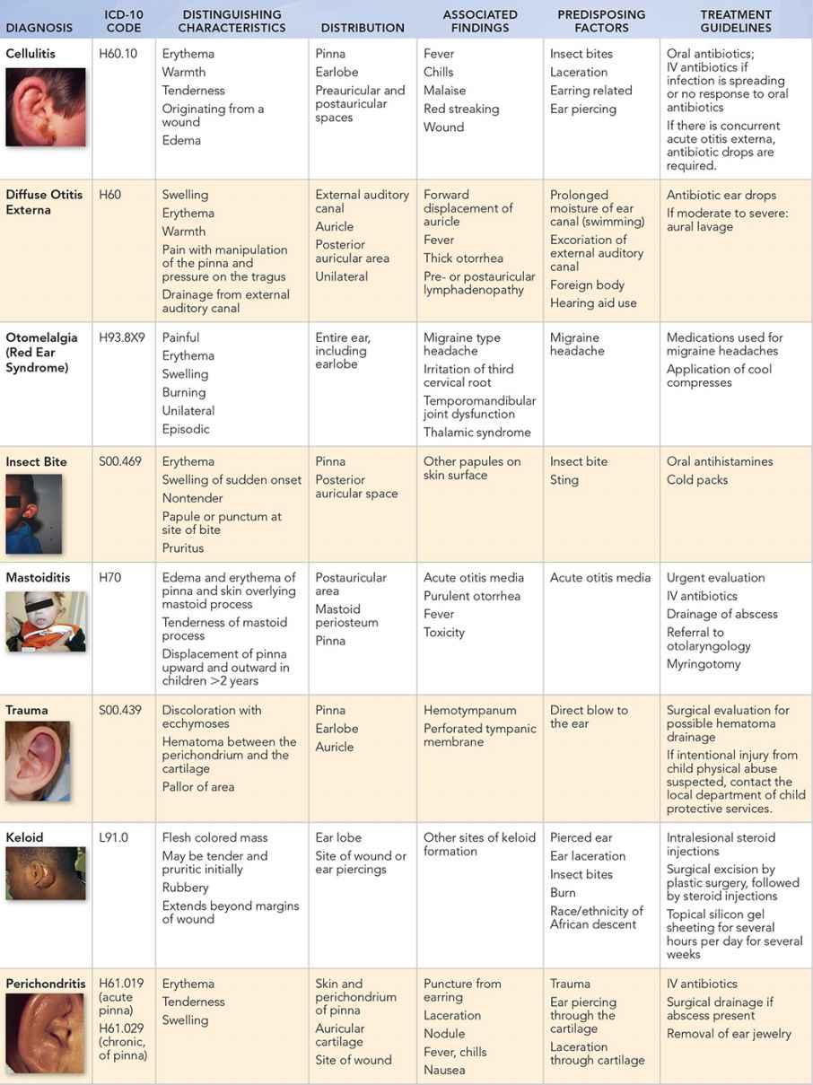 Ear Swelling Ento Key